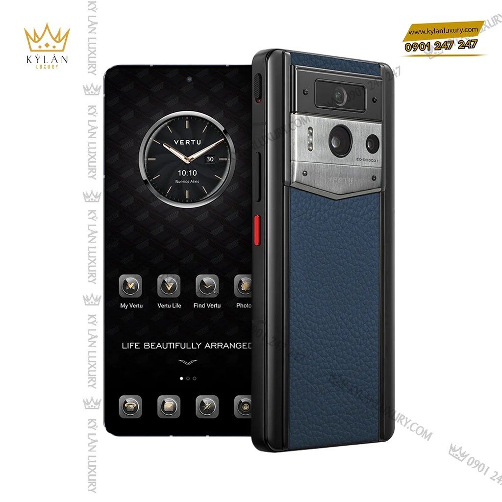 Điện thoại Metavertu 2 Calfskin Web3 AI Phone - Blue (Silver Case) - Kỳ ...