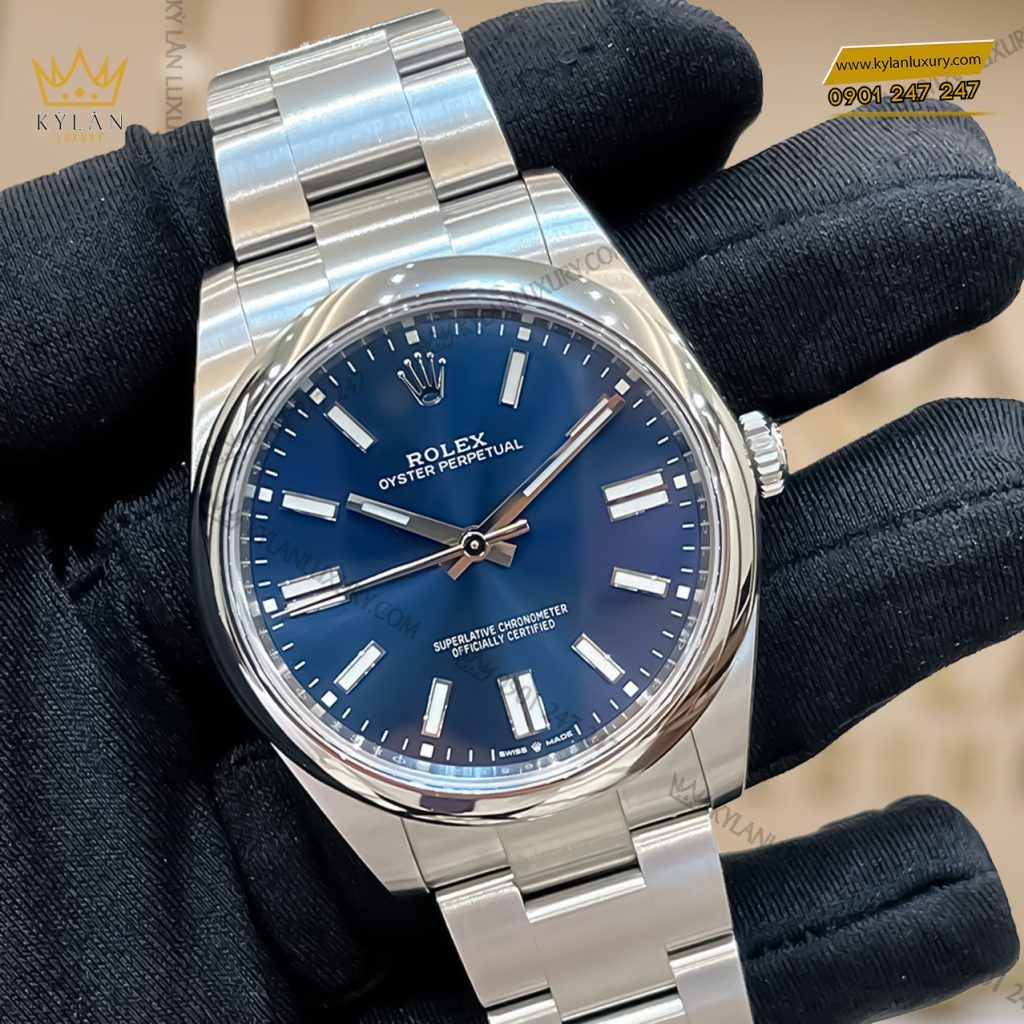 Đồng hồ Rolex Oyster Perpetual 41 134300-0003 Mặt Số Xanh Dương - Kỳ ...