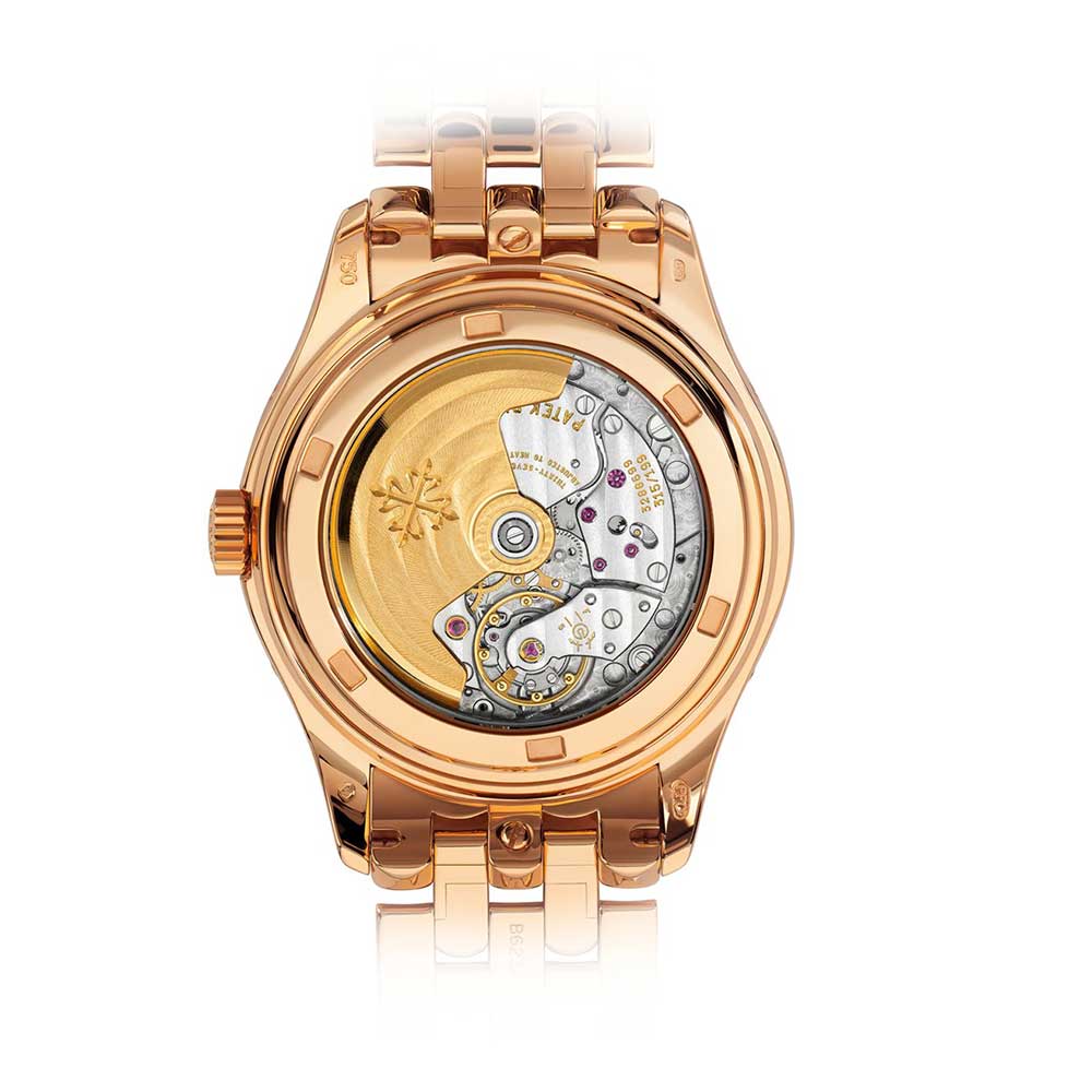 Patek Philippe Complications Cream Dial Mens 18K Rose Gold Watch 5146 ...