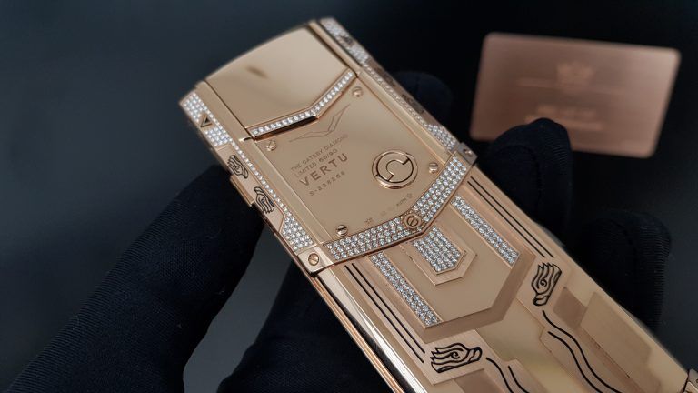 Vertu Signature S Full Gold Diamond Ziczac - Kỳ Lân Luxury