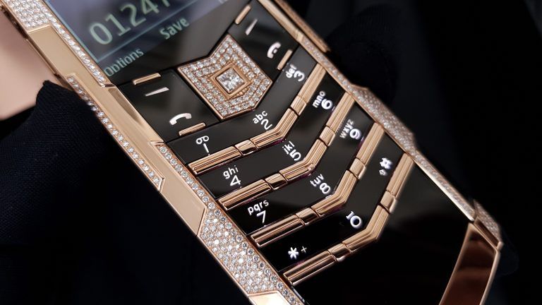 Vertu Signature S Full Gold Mix Diamon Alternative Zigzag - Kỳ Lân Luxury
