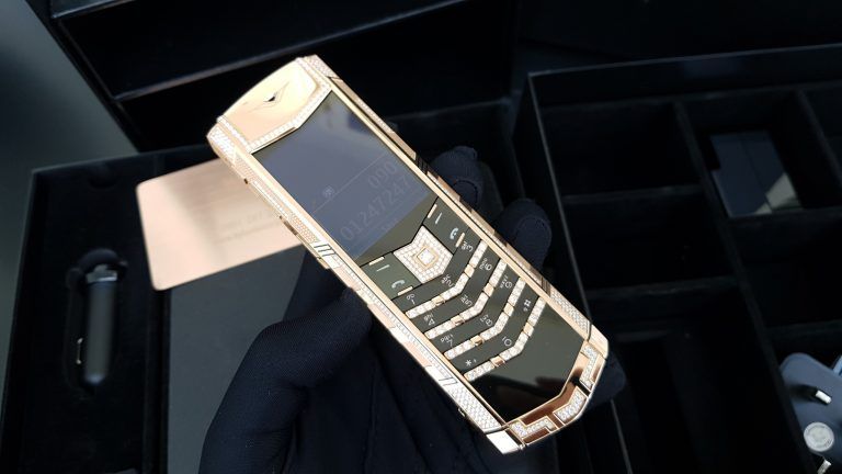 Vertu Signature S Full Gold Mix Diamond Alternative - Kỳ Lân Luxury