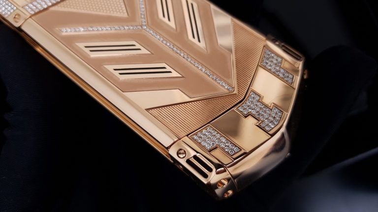 Vertu Signature S Full Gold Mix Diamond Zigzag Alternative - Kỳ Lân Luxury