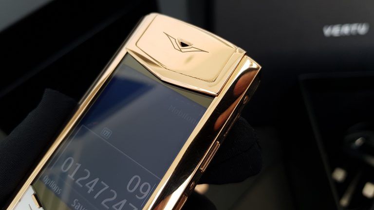 Vertu Signature S Full Gold White - Kỳ Lân Luxury