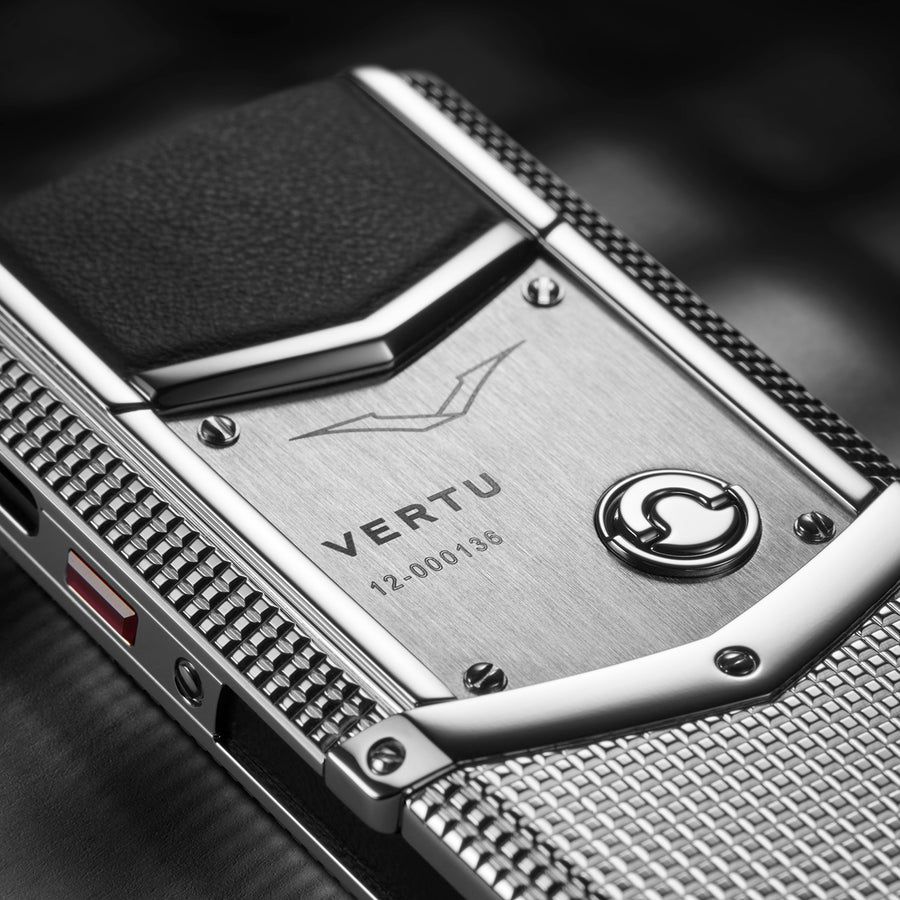 Vertu Signature V - Pure Silver Clous De Paris - Kỳ Lân Luxury