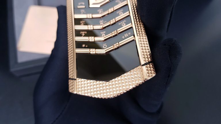 Vertu Signature S Full Gold Clous De Paris - Kỳ Lân Luxury