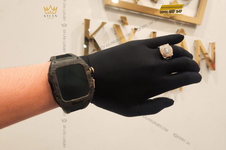 Đồng hồ Vertu MetaWatch H1 Carbon Black Demi Gold