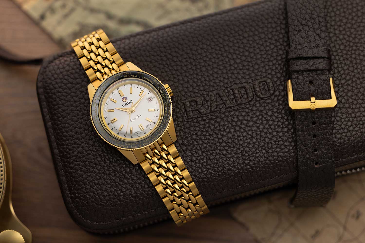 Đồng hồ Rado Captain Cook Over-Pole Worldtimer PVD 39mm - Kỳ Lân Luxury