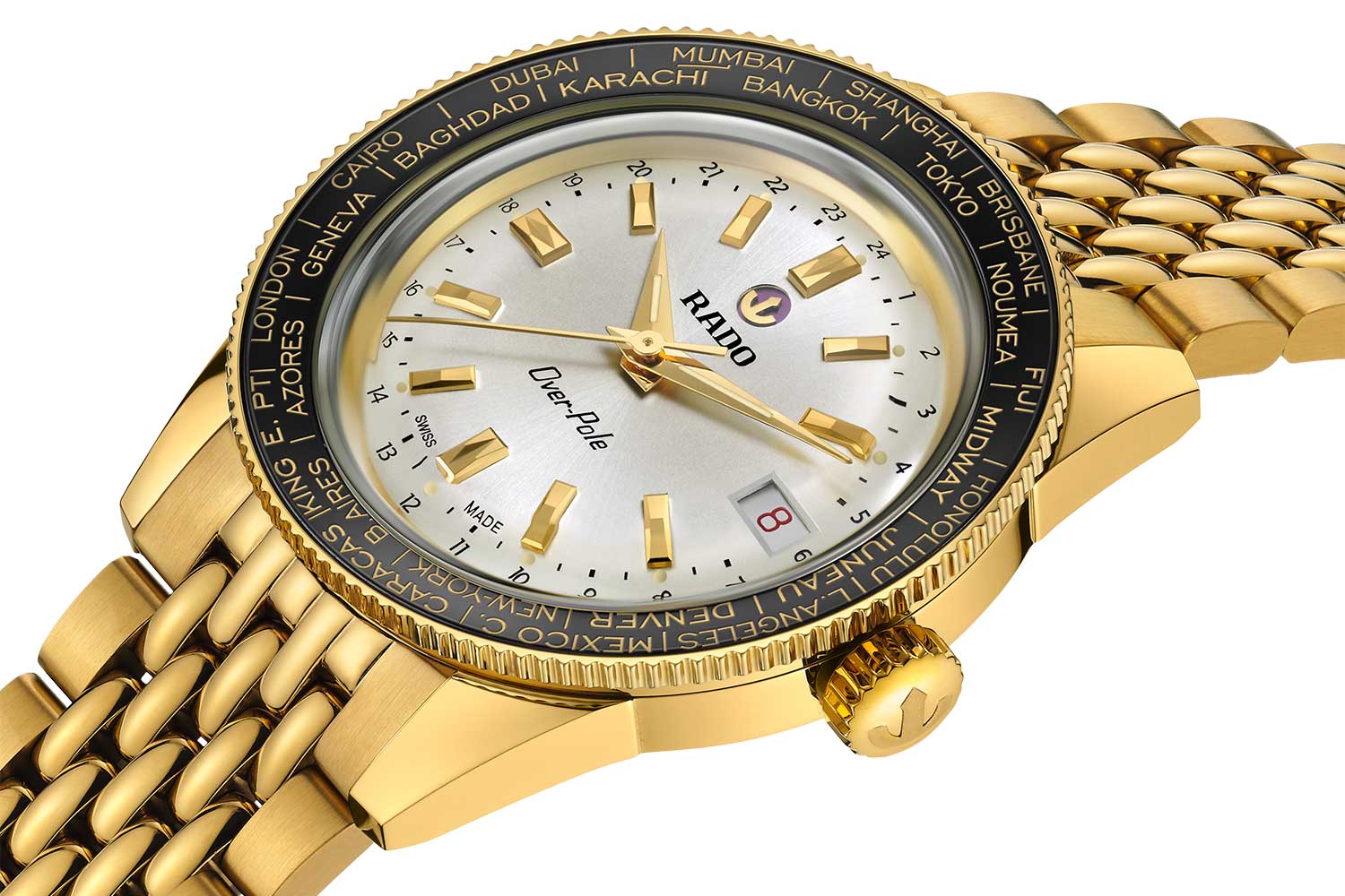 Đồng hồ Rado Captain Cook Over-Pole Worldtimer PVD 39mm - Kỳ Lân Luxury