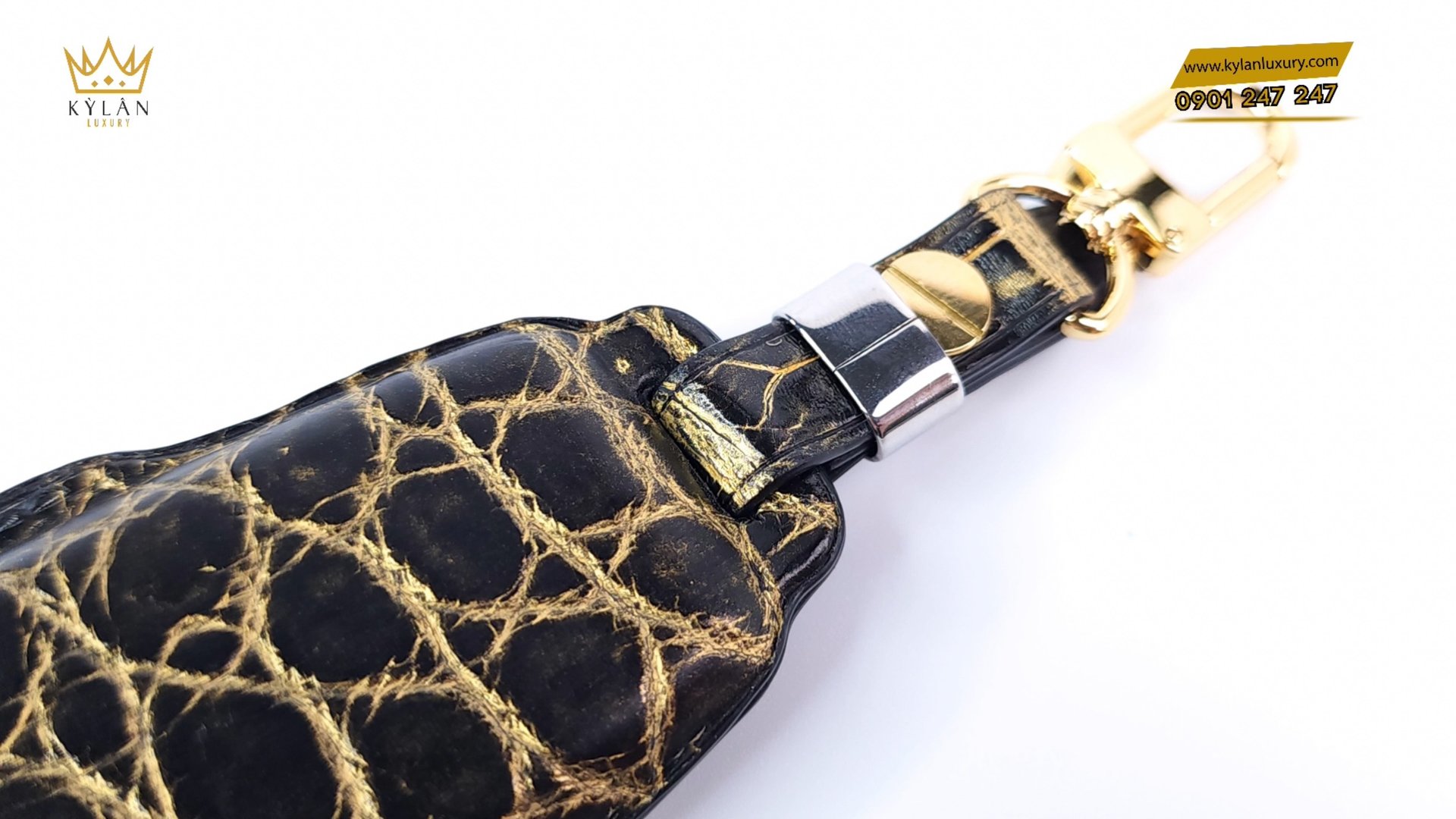 BAO DA CHÌA KHÓA MERCEDES ALLIGATOR - Kỳ Lân Luxury