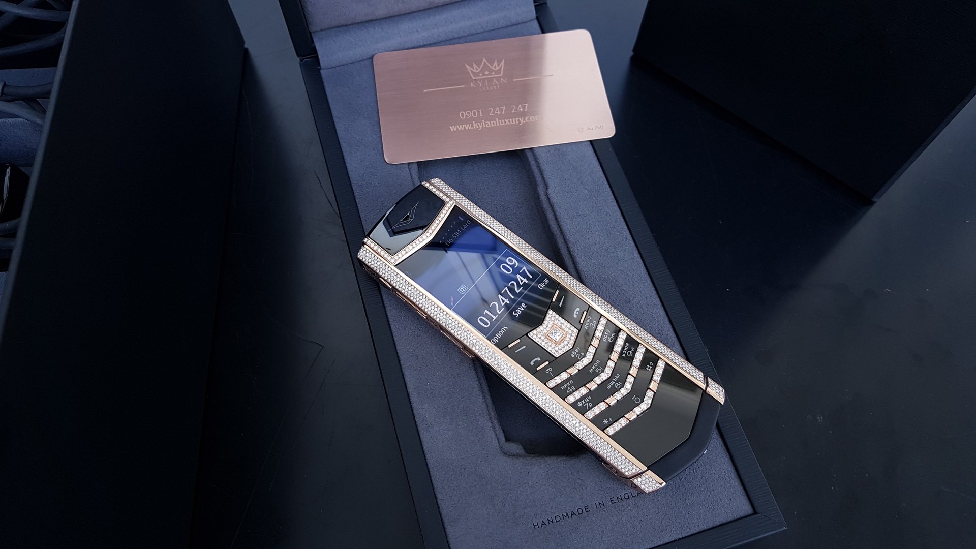 Vertu Signature S Full Gold Diamond - Kỳ Lân Luxury