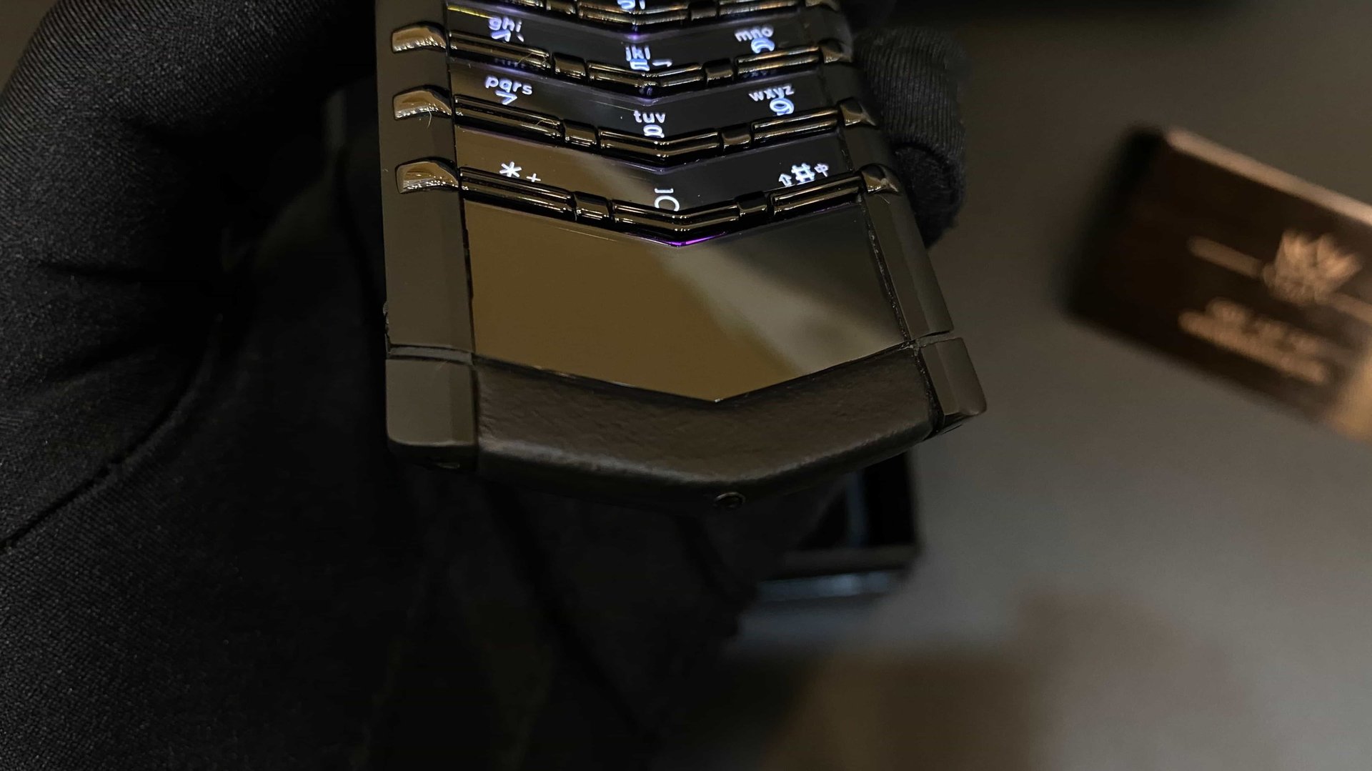 Vertu Signature S Pure Black Full Box - Kỳ Lân Luxury