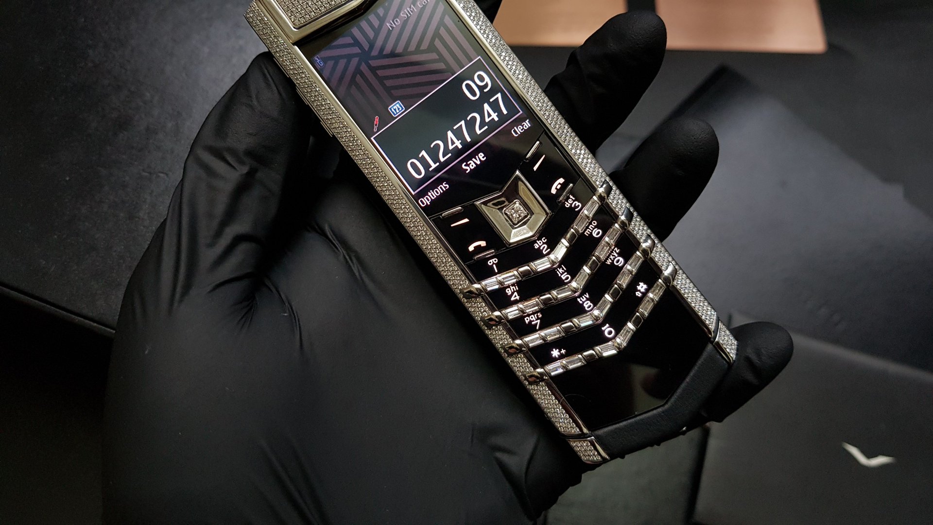 Vertu Signature S Steel Diamon - Kỳ Lân Luxury