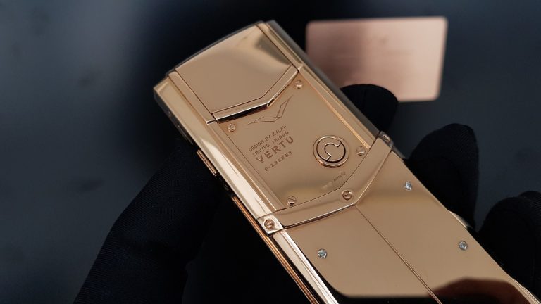 Vertu Signature S White Full Gold Mix Diamond - Kỳ Lân Luxury