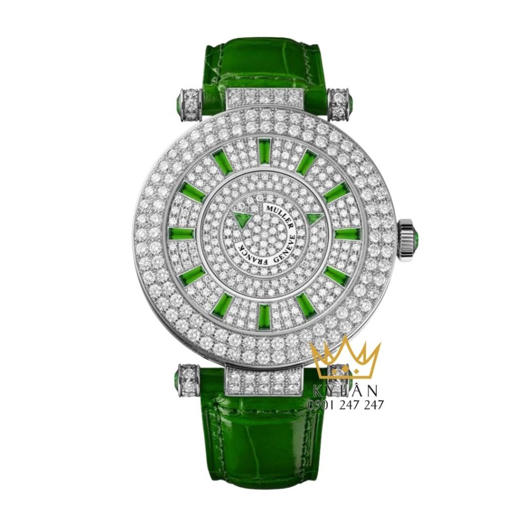 Đồng hồ Franck Muller Double Mystery Full Diamond Green - Kỳ Lân Luxury