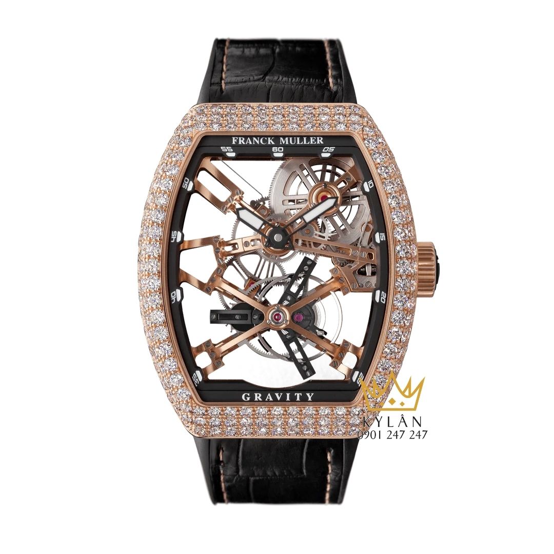 Đồng hồ Franck Muller Gravity Skeleton Tourbillon kim cương 44mm - Kỳ ...