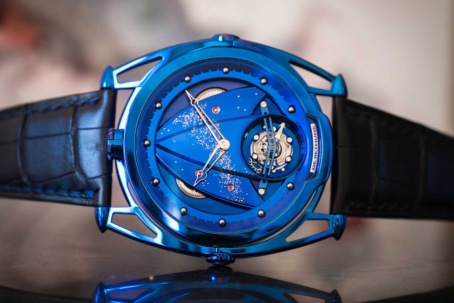 Đồng hồ De Bethune DB28 Tourbillon Xanh - Kỳ Lân Luxury